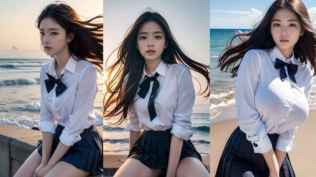 【AI LOOKBOOK】Beautiful women in school uniforms / 制服美女【AIグラビア】part1 ...