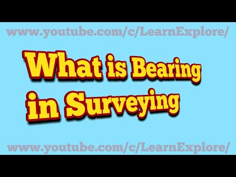 Bearing or Azimuth in Surveying//Concept - YouTube