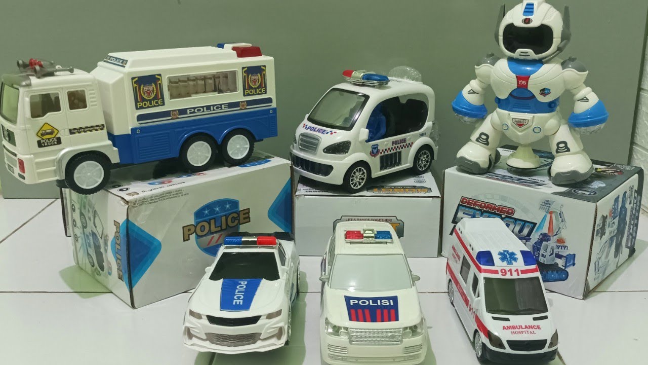 Mobil Mobilan Polisi, Police Car, Truck Police, Robot Police And Robot ...