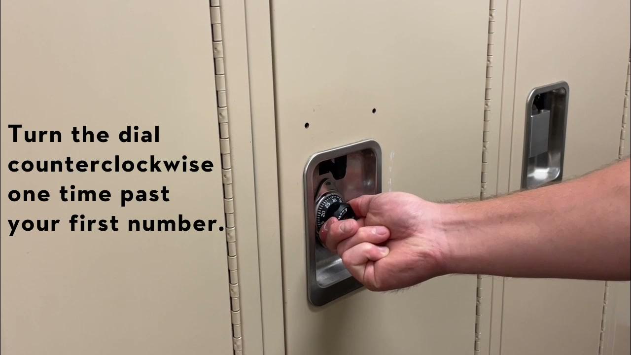 How to Open Your Locker - YouTube