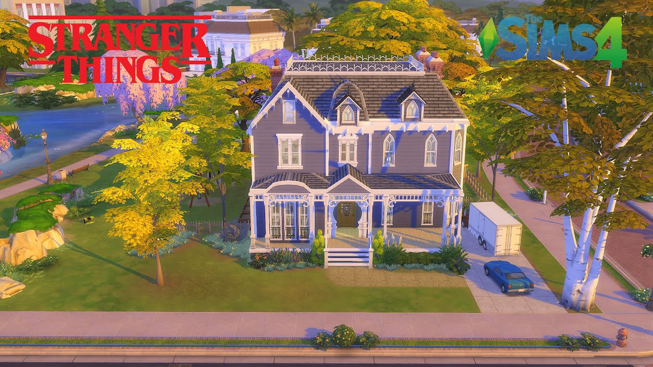 Sims 4 Stranger Things | Victor Creel | Speed Build - YouTube