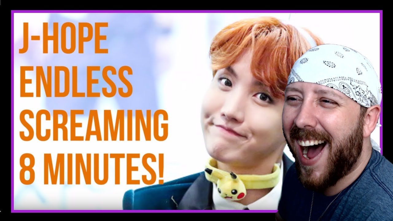 J-Hope (BTS) Endless Screaming for 8 Minutes REACTION | My dude is TOO ...