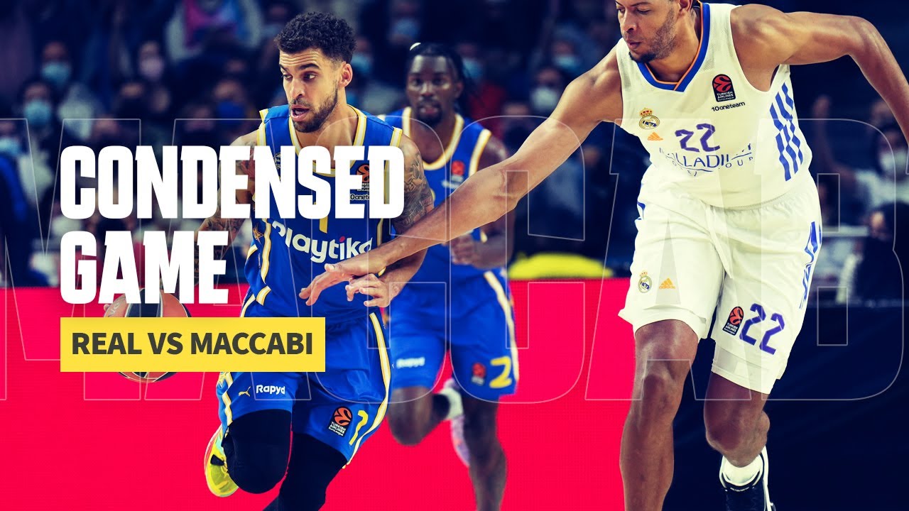 Condensed Game: Real Madrid vs Maccabi | כל הסלים: ריאל מדריד נגד מכבי ...