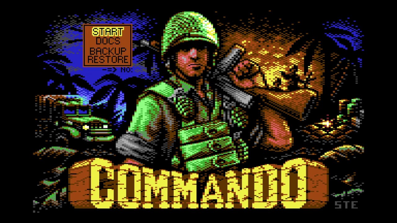 Commodore 64 Longplay [049] Commando Arcade SE (EU) - YouTube