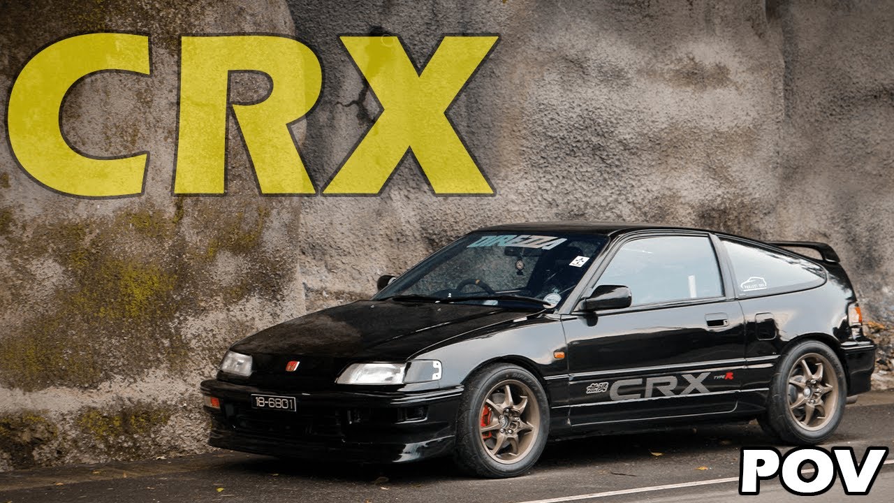 HONDA CRX POV DRIVE | SL Chop Shop | - YouTube