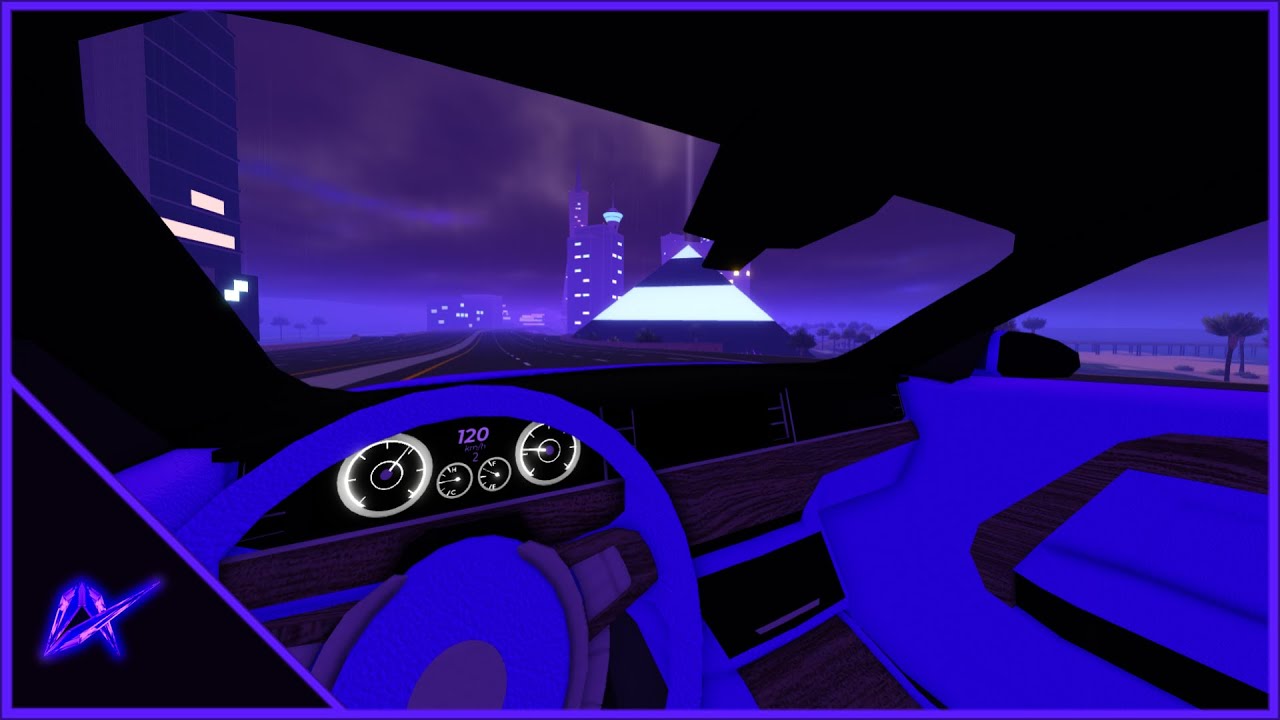 Driving in a rainy night of Drive World (First Person) - YouTube