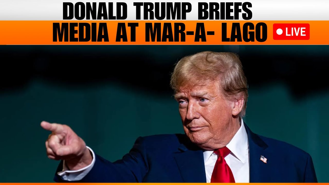 LIVE: President-elect Trump Holds Press Conference at Mar-a-Lago ...