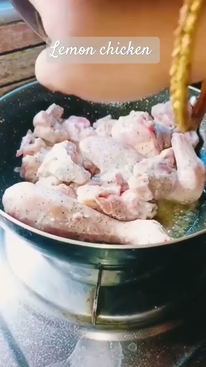 restaurant style lemon chicken recipe #indianrecipes #youtubeshorts # ...