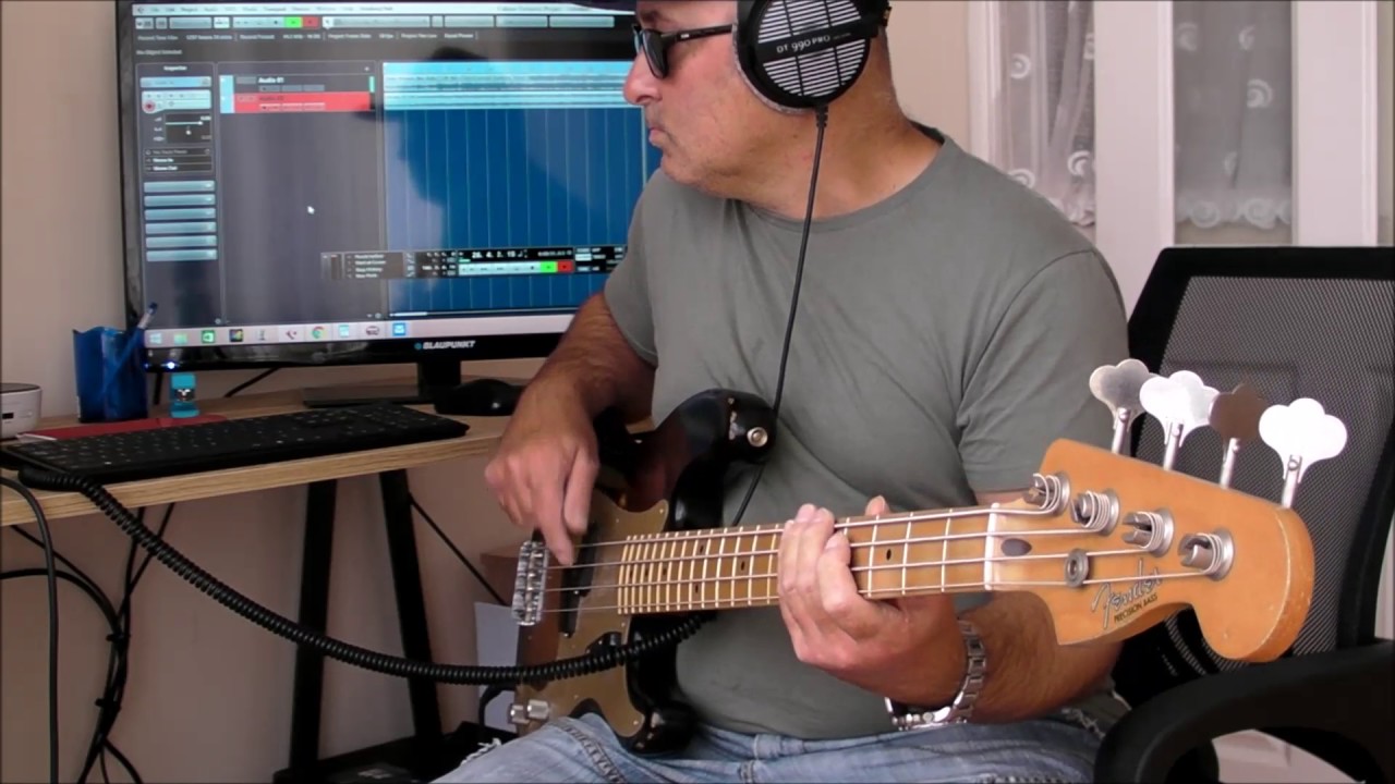 My Baby Left Me Live 70s version Elvis Jerry Scheff Style - YouTube