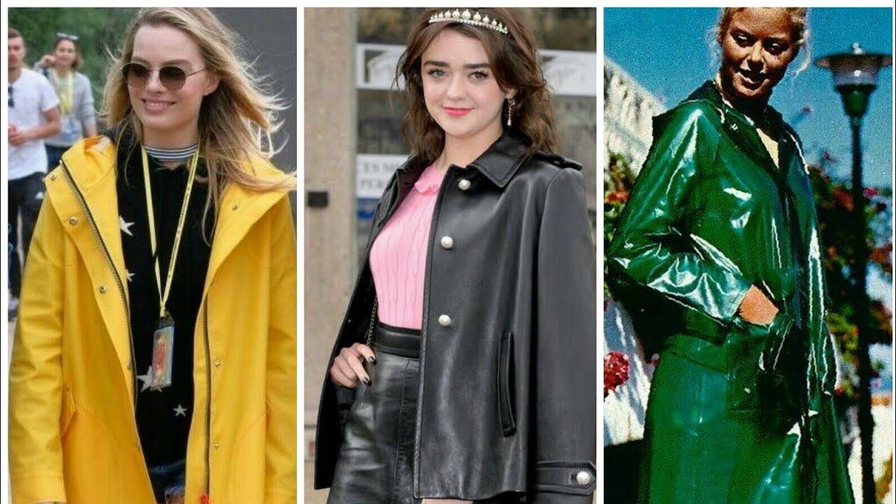 Cute pvc plastic raincoat and rain mack - YouTube