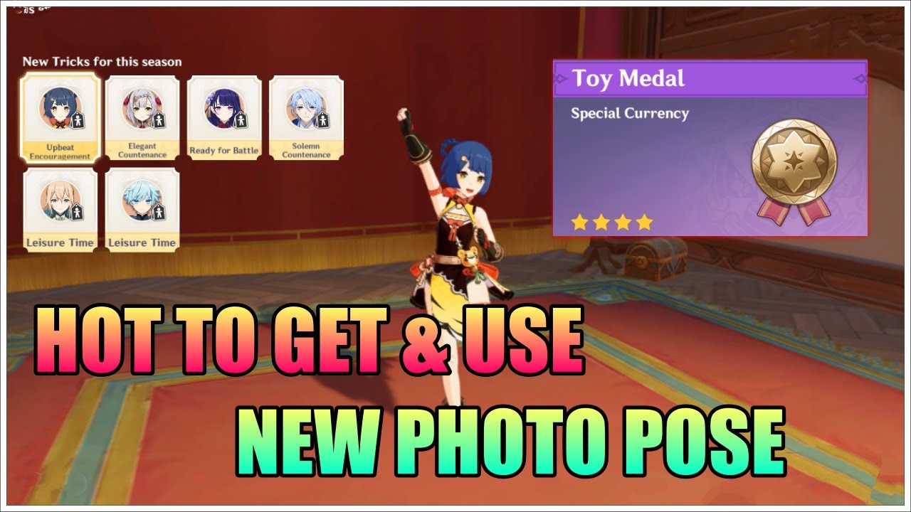 How to Get and Use New Photo Pose - Genshin Impact - YouTube