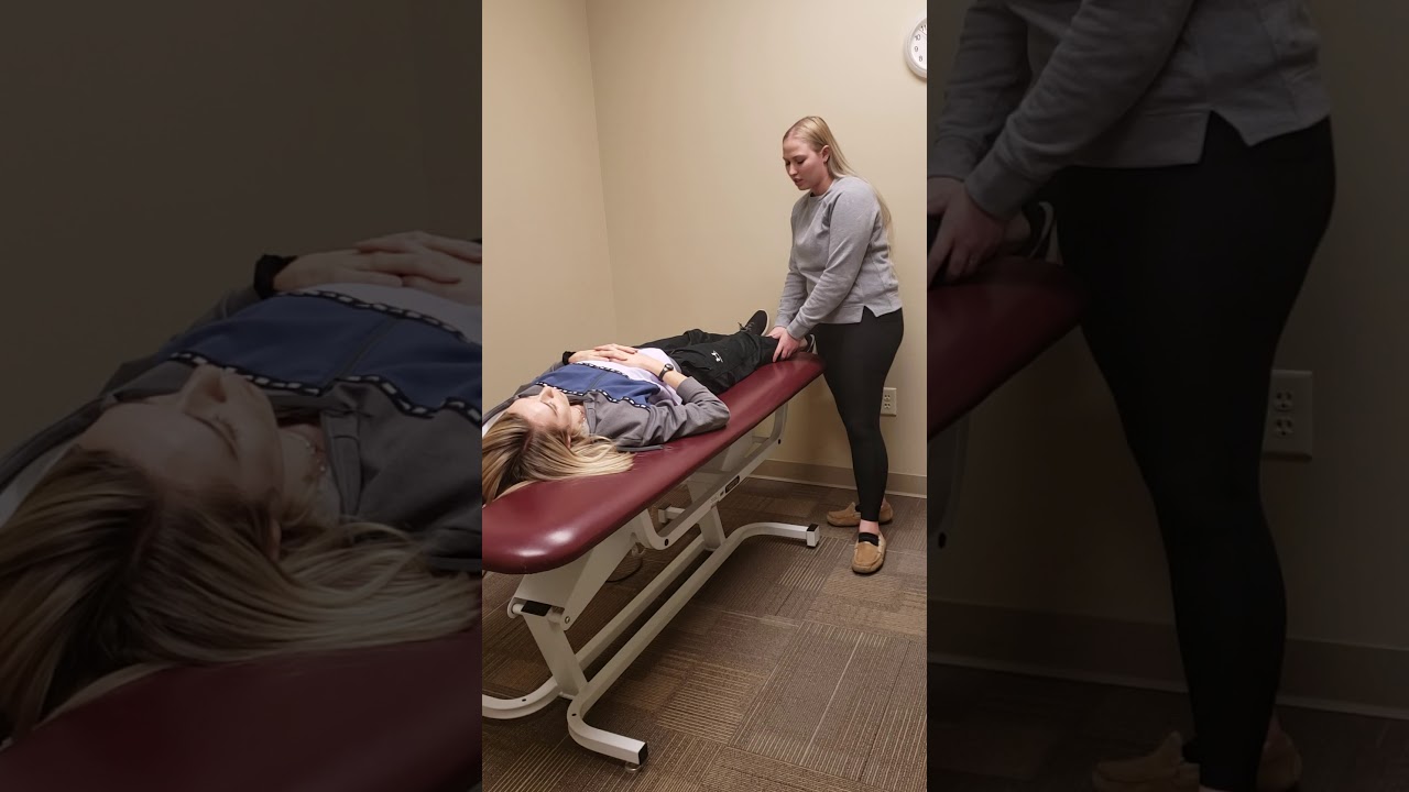 Log roll test MSA special tests for hip - YouTube