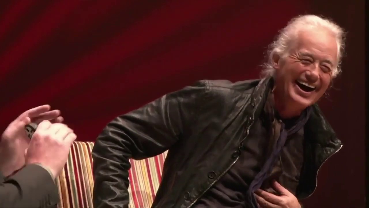 Jimmy Page's laughter... The cutest on Earth! 😂 - YouTube