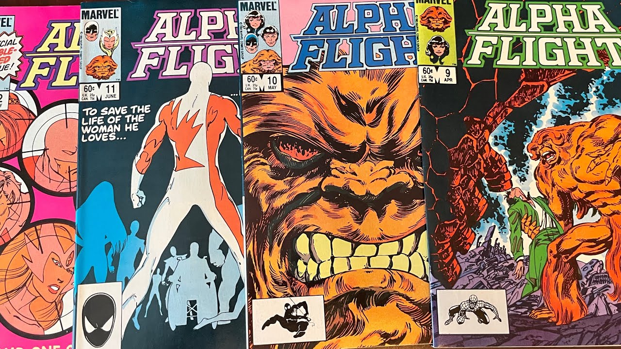 Alpha Flight 9-12 marvel comics classic Canadians - YouTube
