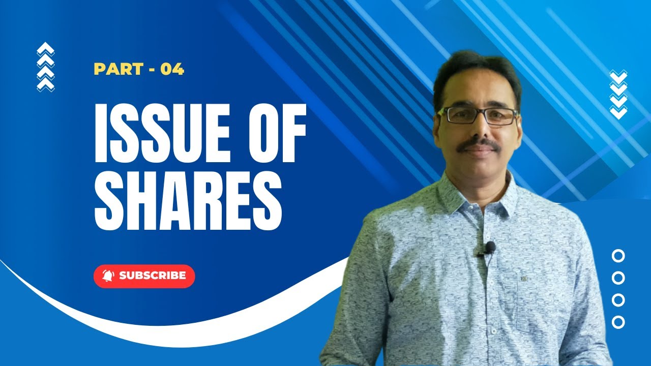 04 Issue of Shares Question 01 - YouTube