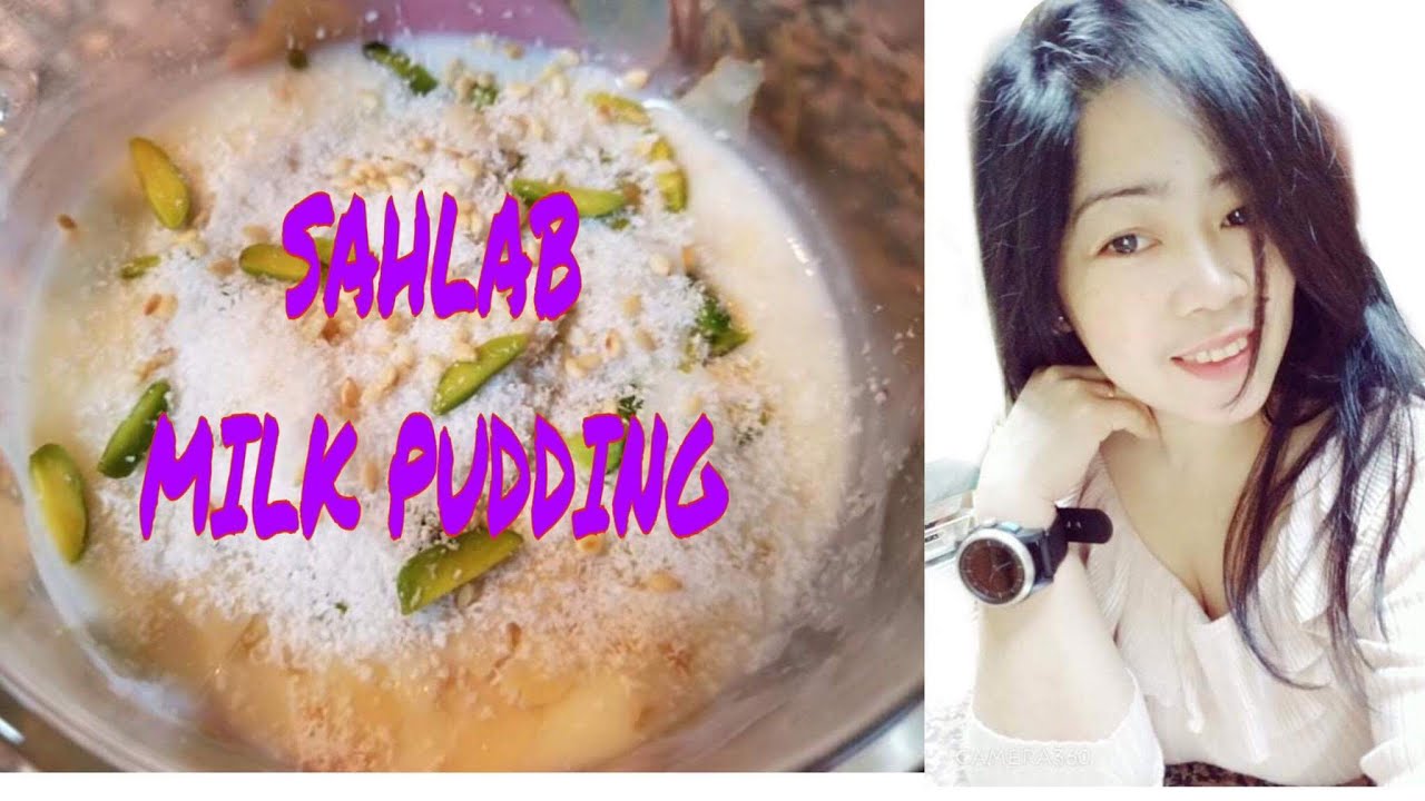 HOW TO MAKE SAHLAB/MILK PUDDING made by:inday ruby's kitchen - YouTube
