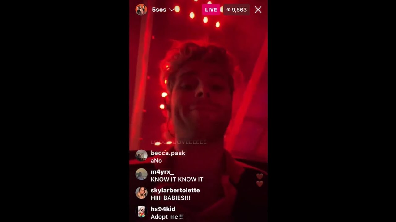 5SOS Instagram Live 30 August 2023 On Stage @ The 5SOS Show Tour ...