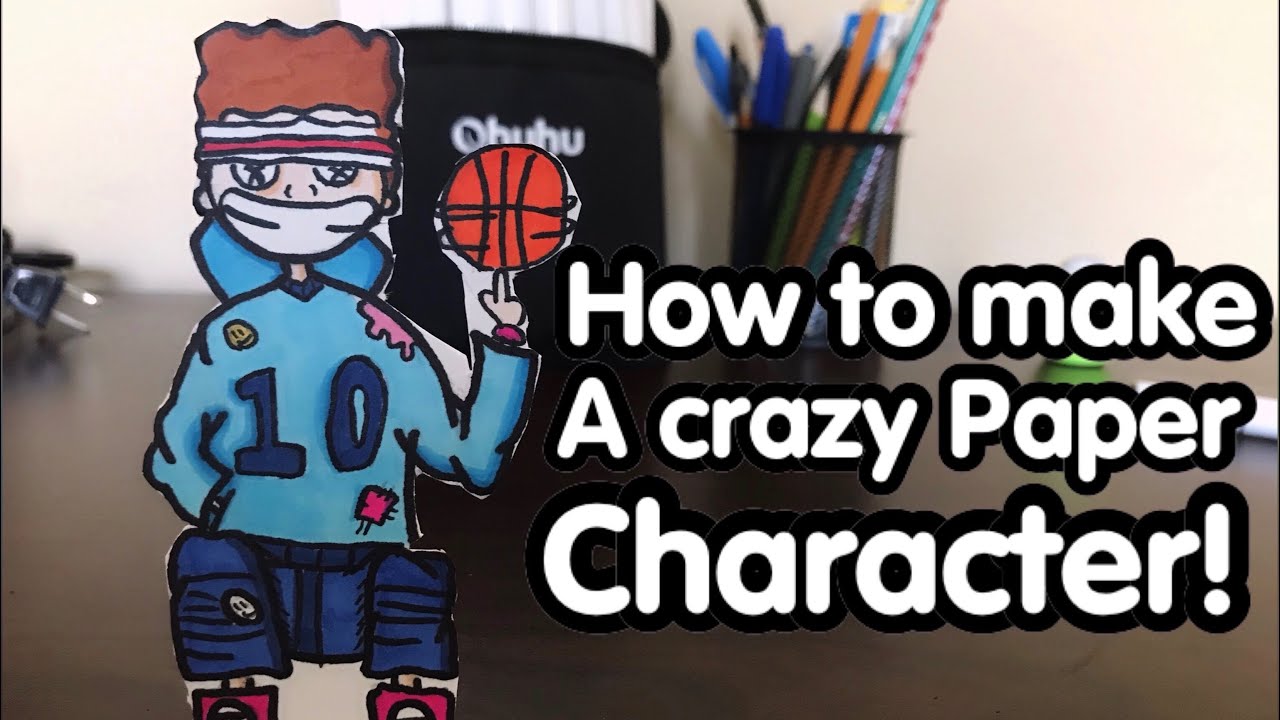 How to Make a crazy paper character! - YouTube