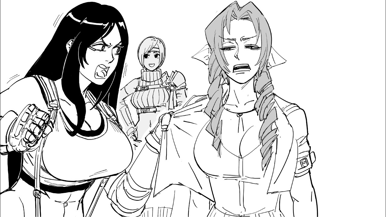 Final Fantasy 7's Tifa VS Aerith For The Gold Saucer Date| Baalbuddy ...