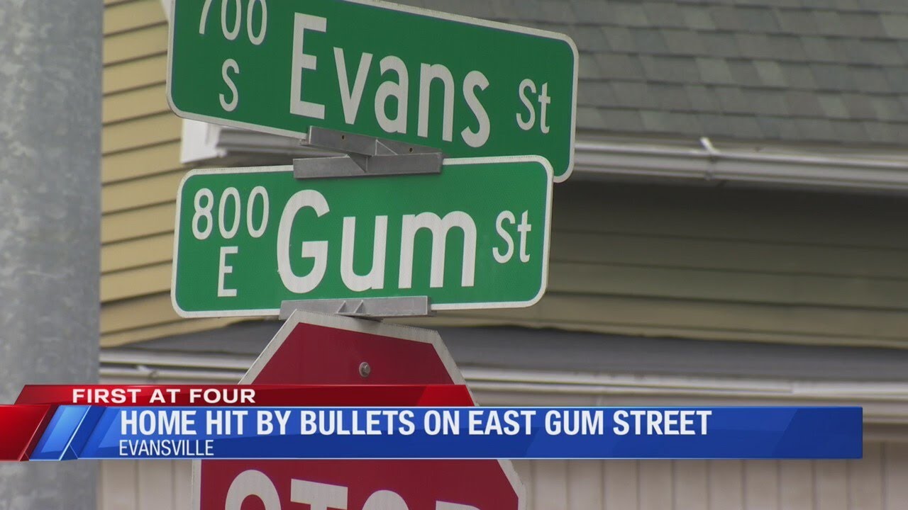 Home hit by bullets on East Gum Street - YouTube