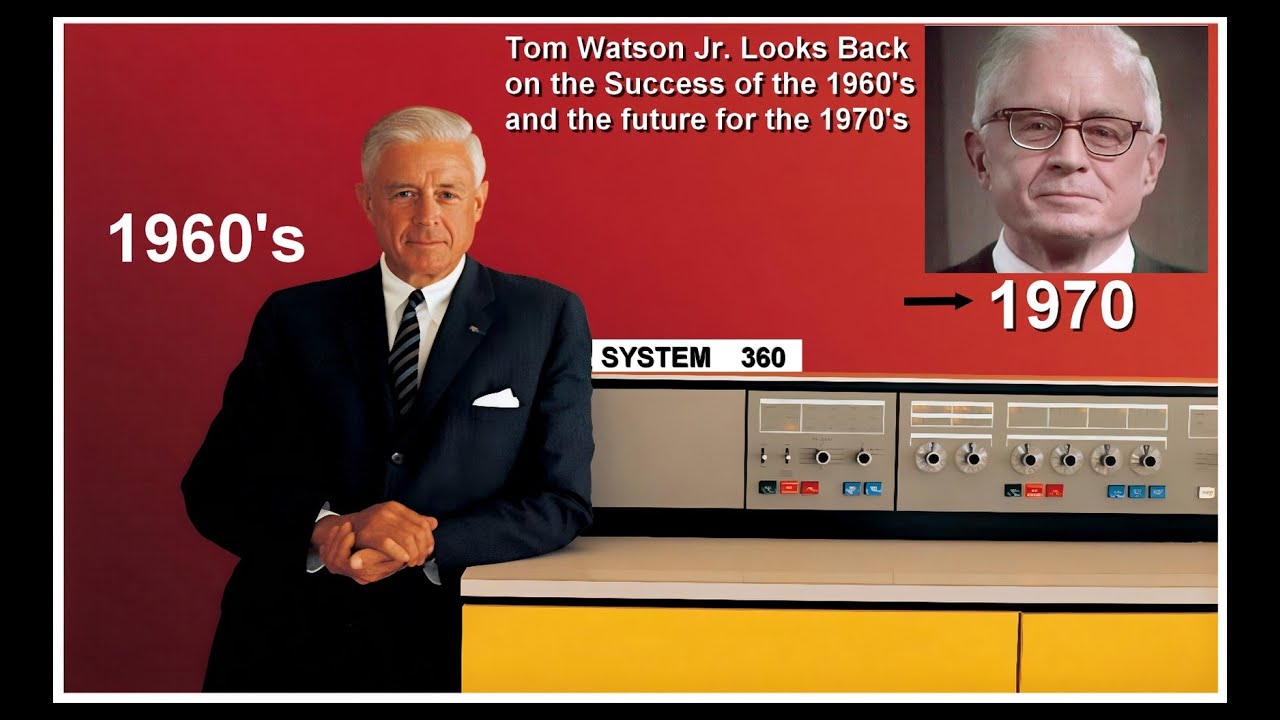 Computer History 1970 IBM Tom Watson Jr Talks to Employees on 1960's ...