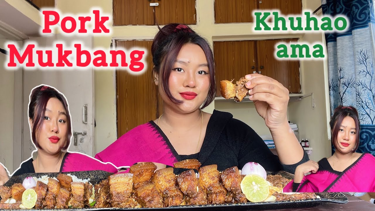 Pork Mukbang 2024 gi aroibane cna🥰 phise pakchabro 😝😝 - YouTube