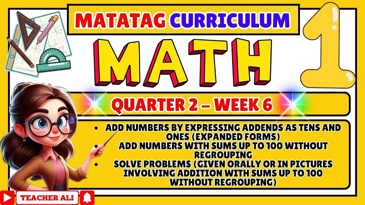 GRADE 1 MATH 1 QUARTER 2 WEEK 6 - YouTube