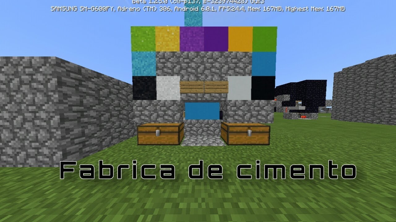 Fábrica de Cimento(Minecraft Tutorial) - YouTube
