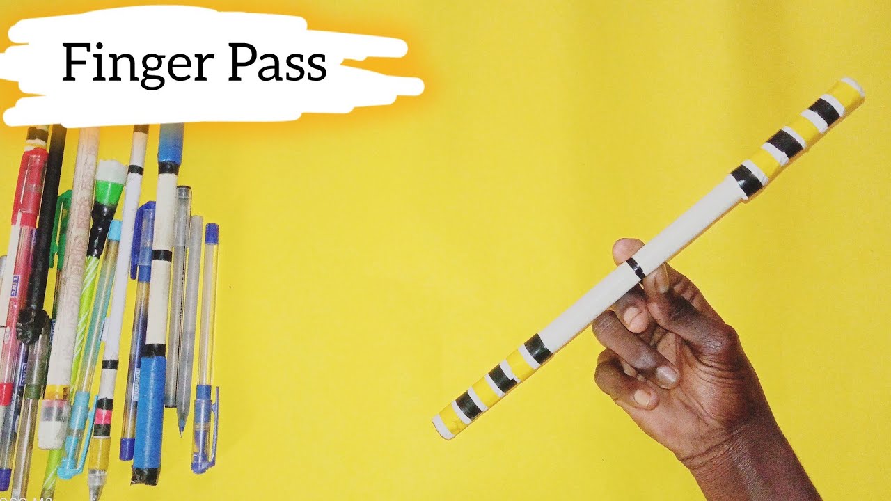 Finger Pass Pen Spining | Pen Spining Finger Pass | Tutorial #trickidot ...