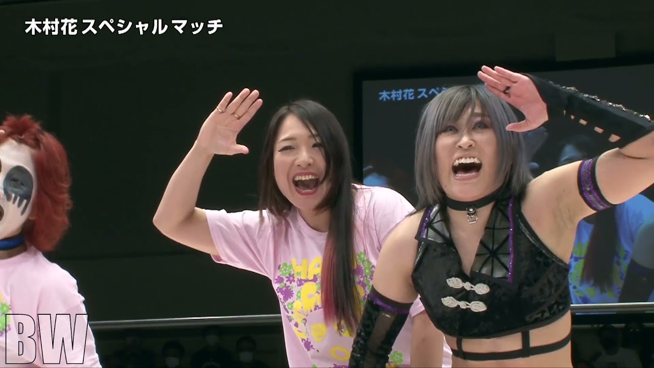 Oedo Tai and Tokyo Cyber Squad vs Syuri, Poi, Mio and ASUKA (Hana ...