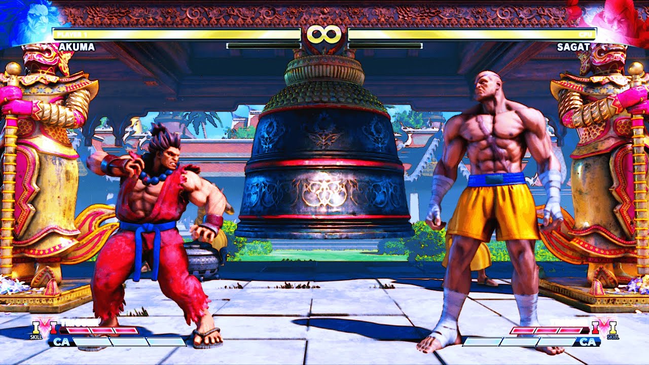 Akuma vs Sagat (Hardest) Street Fighter 5. - YouTube