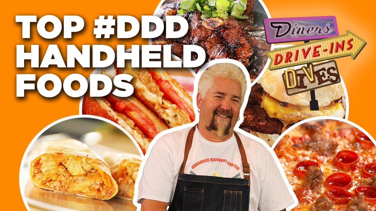 Top #DDD Handheld Foods with Guy Fieri | Diners, Drive-Ins and Dives ...