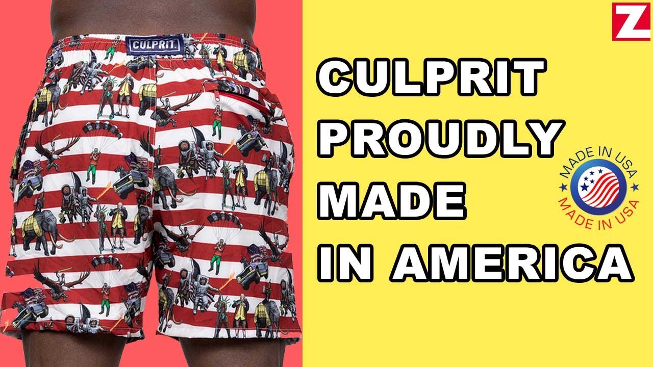 Culprit Underwear Proudly Made In America! - YouTube