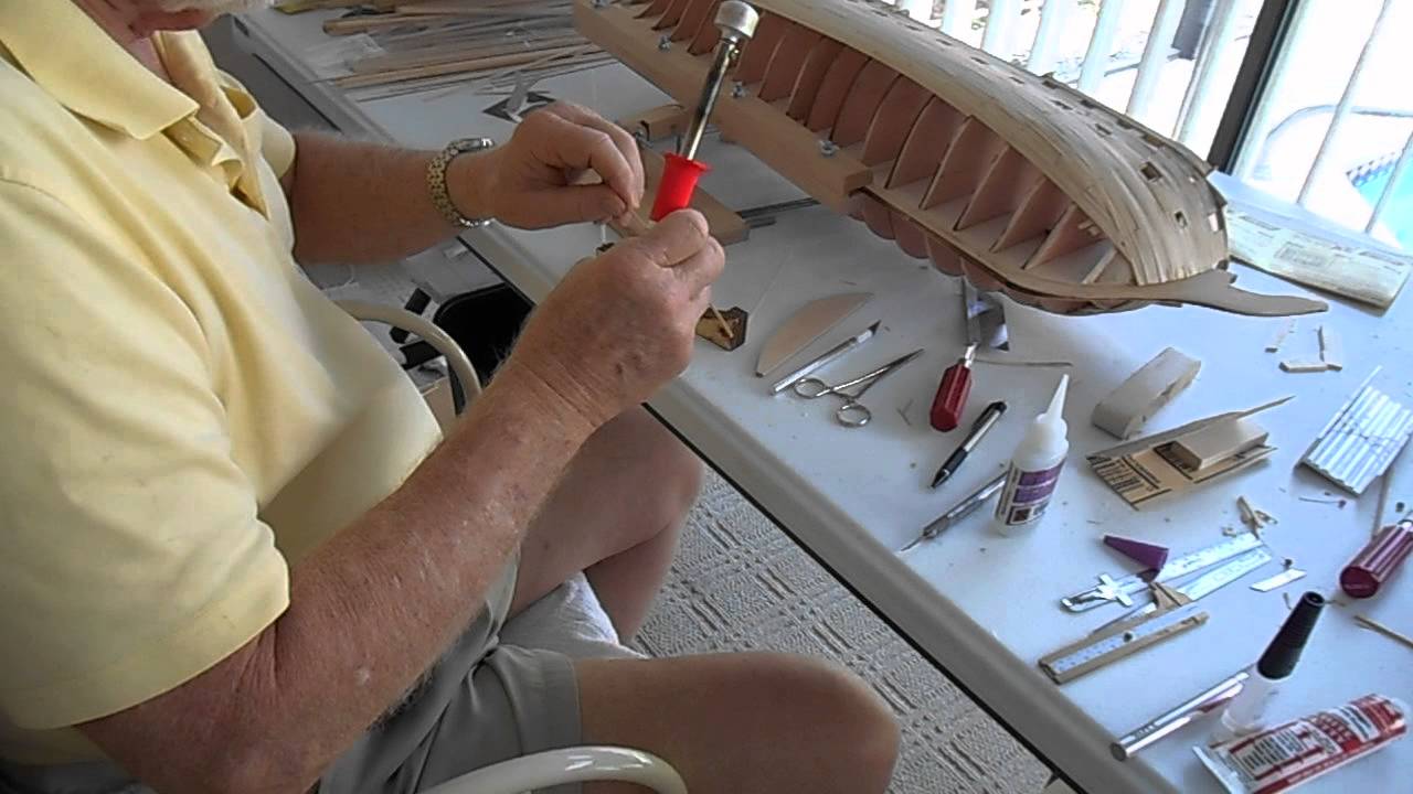 Edgar Epperson Building USS Constitution Model Episode 2 - YouTube