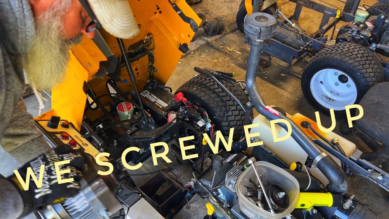 Hydro Swap on Walker Mower Project - YouTube
