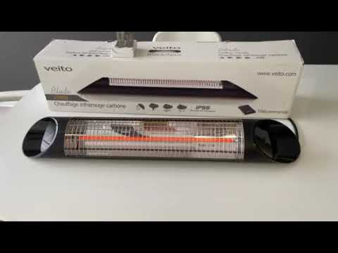 Infrared Wall Mounted Blade Heater - Indoor/Outdoor 1500W - YouTube