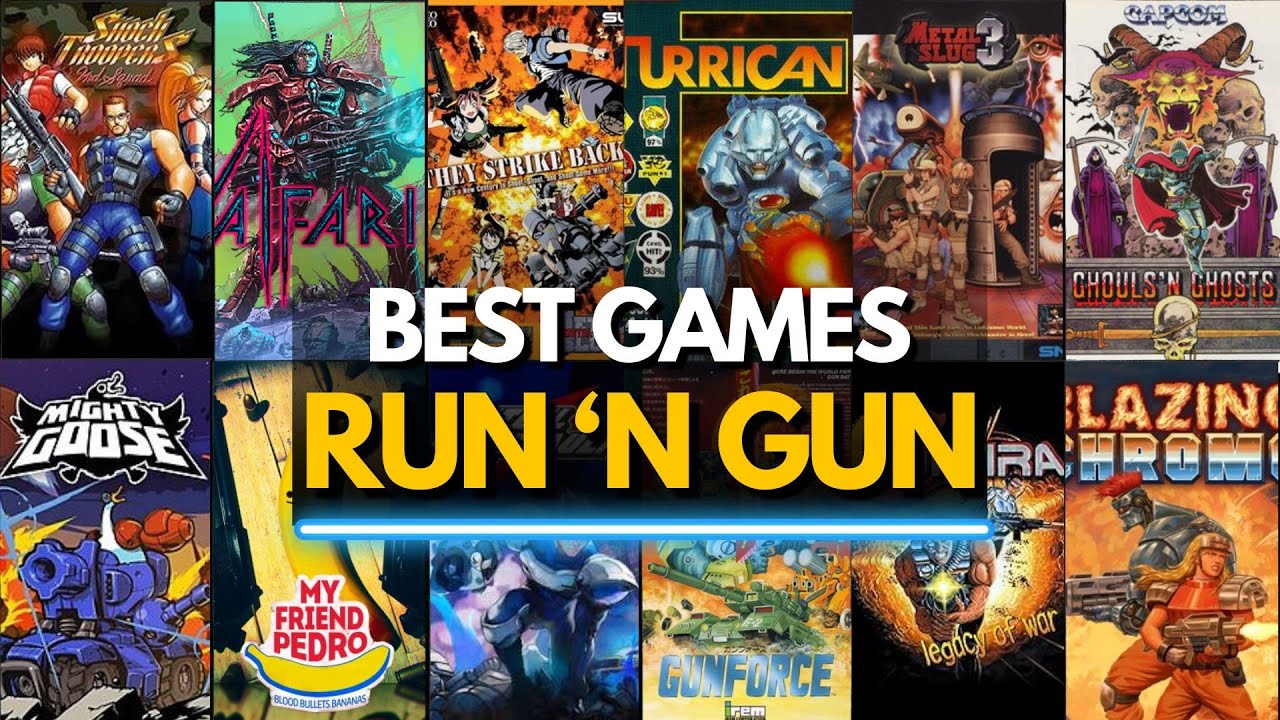 Top 55 BEST RUN 'N GUN GAMES of All Time! - YouTube