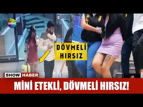 Mini etekli, dövmeli hırsız!