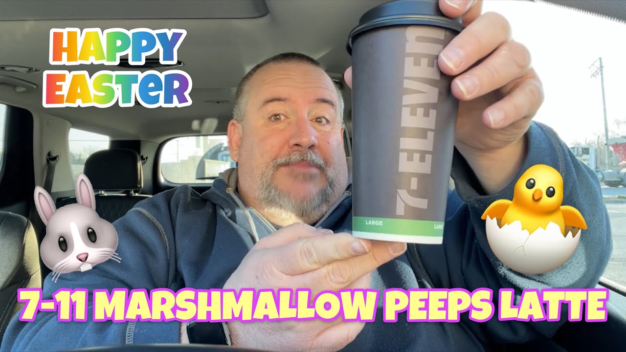 7-11 Peep's Latte Review | Happy Easter - YouTube