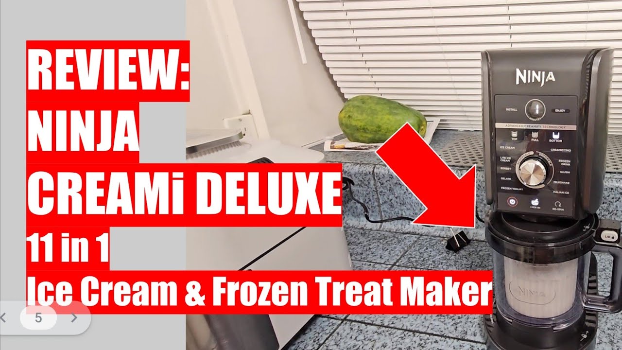REVIEW: Ninja Creami Deluxe 11 in 1 Ice Cream and frozen treat maker ...