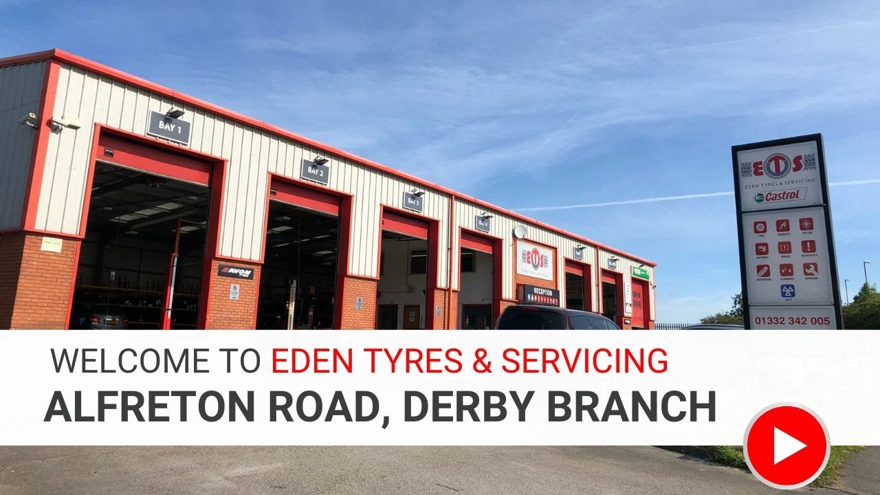 Our garage on Alfreton Road in Derby | Eden Tyres & Servicing - YouTube
