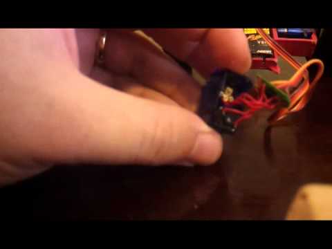 Hacking a servo to run continuously - YouTube