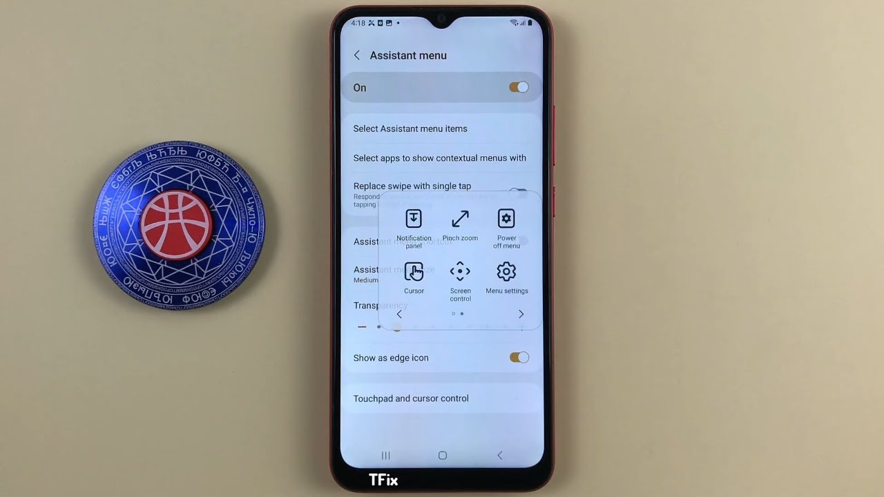 Support menu, virtual Home button on Samsung A03 Android 13 - YouTube