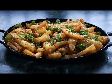 chilli French fries | fried potato | chilli potato - YouTube