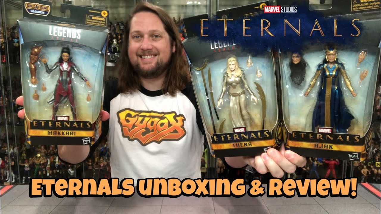 Marvel Legends Eternals Thena, Ajax & Makkari Unboxing & Review! - YouTube
