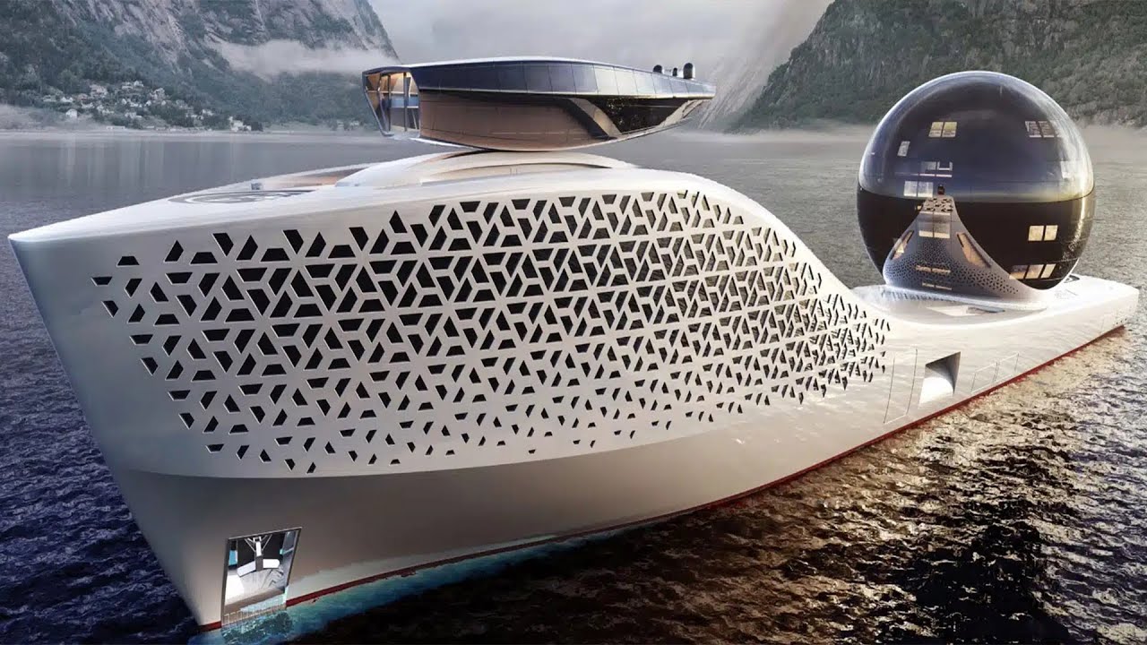 Earth 300: $631M Floating Sphere Yacht Tackling Climate Change - YouTube
