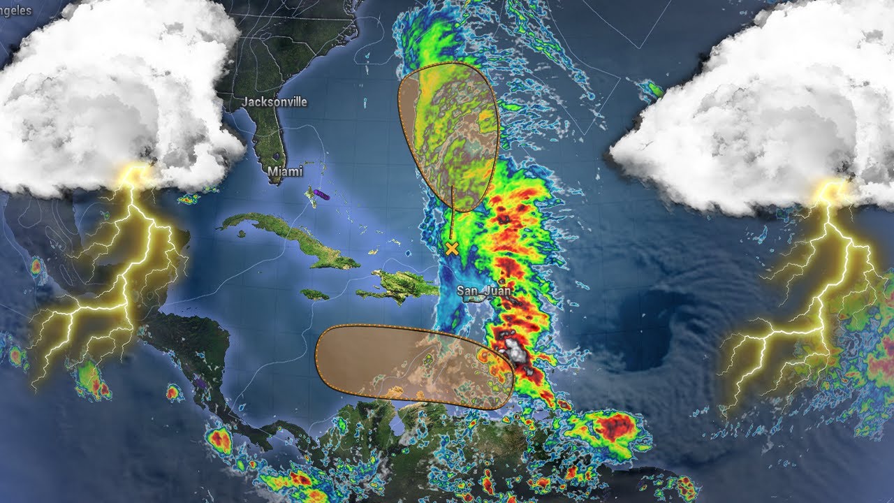 WATCH: Two Potential Tropical Disturbances Forming In The Atlantic ...