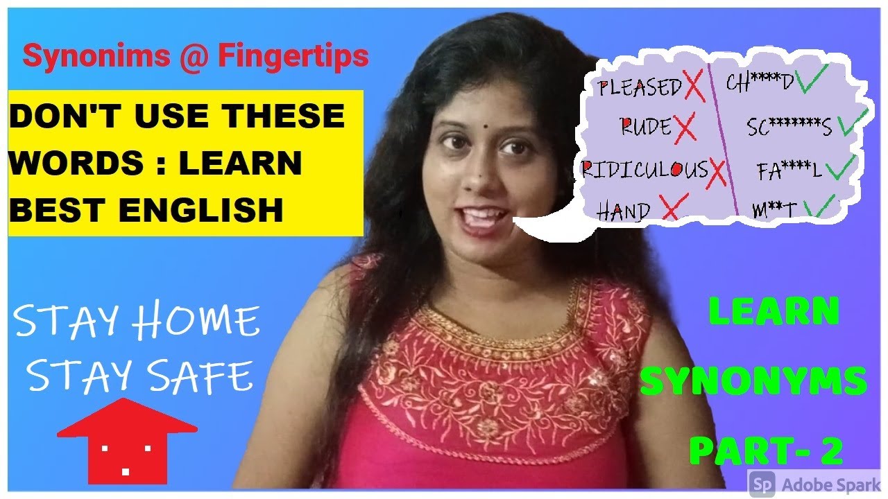How to improve Vocabulary || learn Synonyms part -2 || lockdown ...