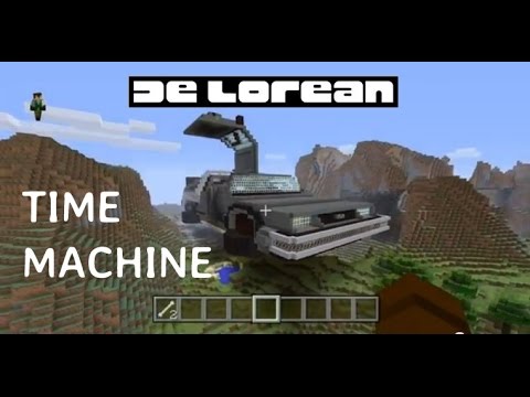 Epic Minecraft Back To the Future Delorean Time Machine Build! - YouTube