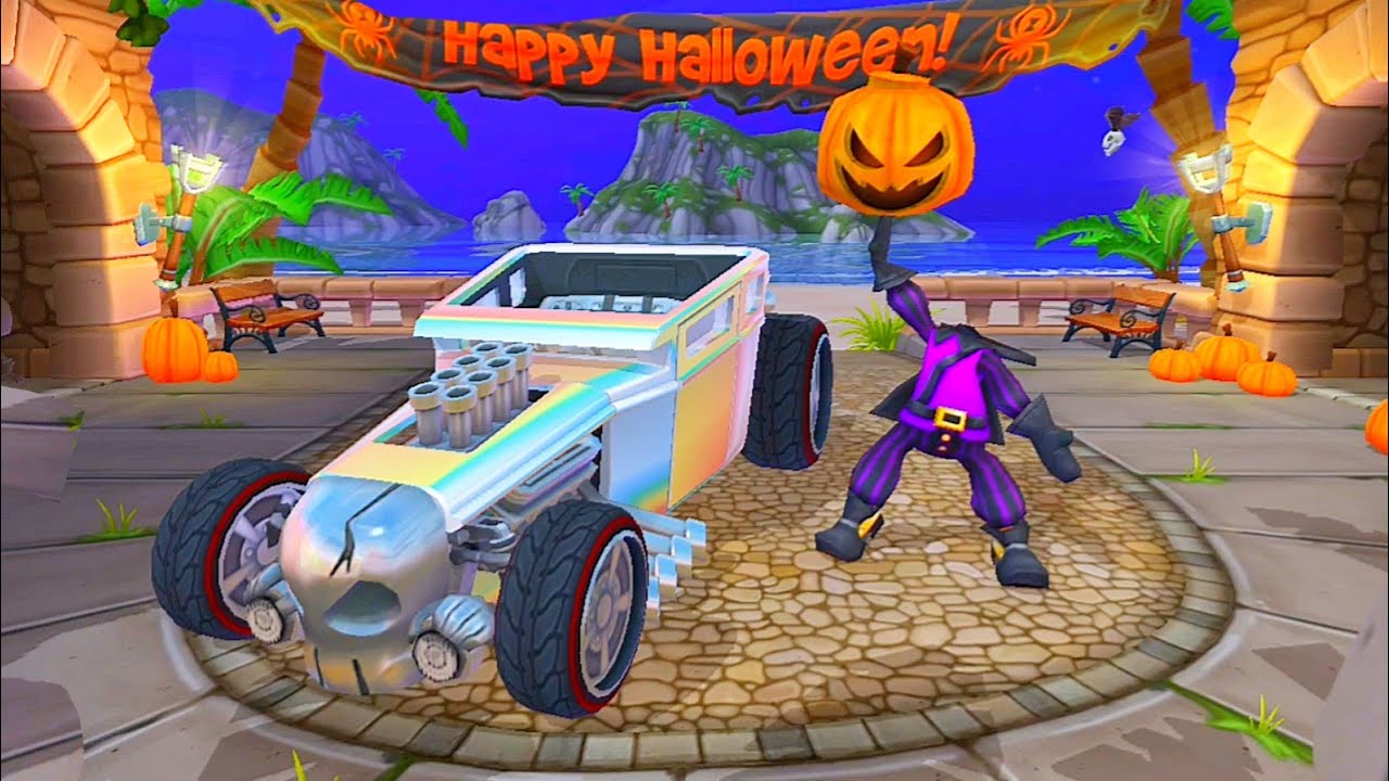 Mr. Happy Unlocked!! Hot Wheels Car⚡Beach Buggy Racing 2 - YouTube